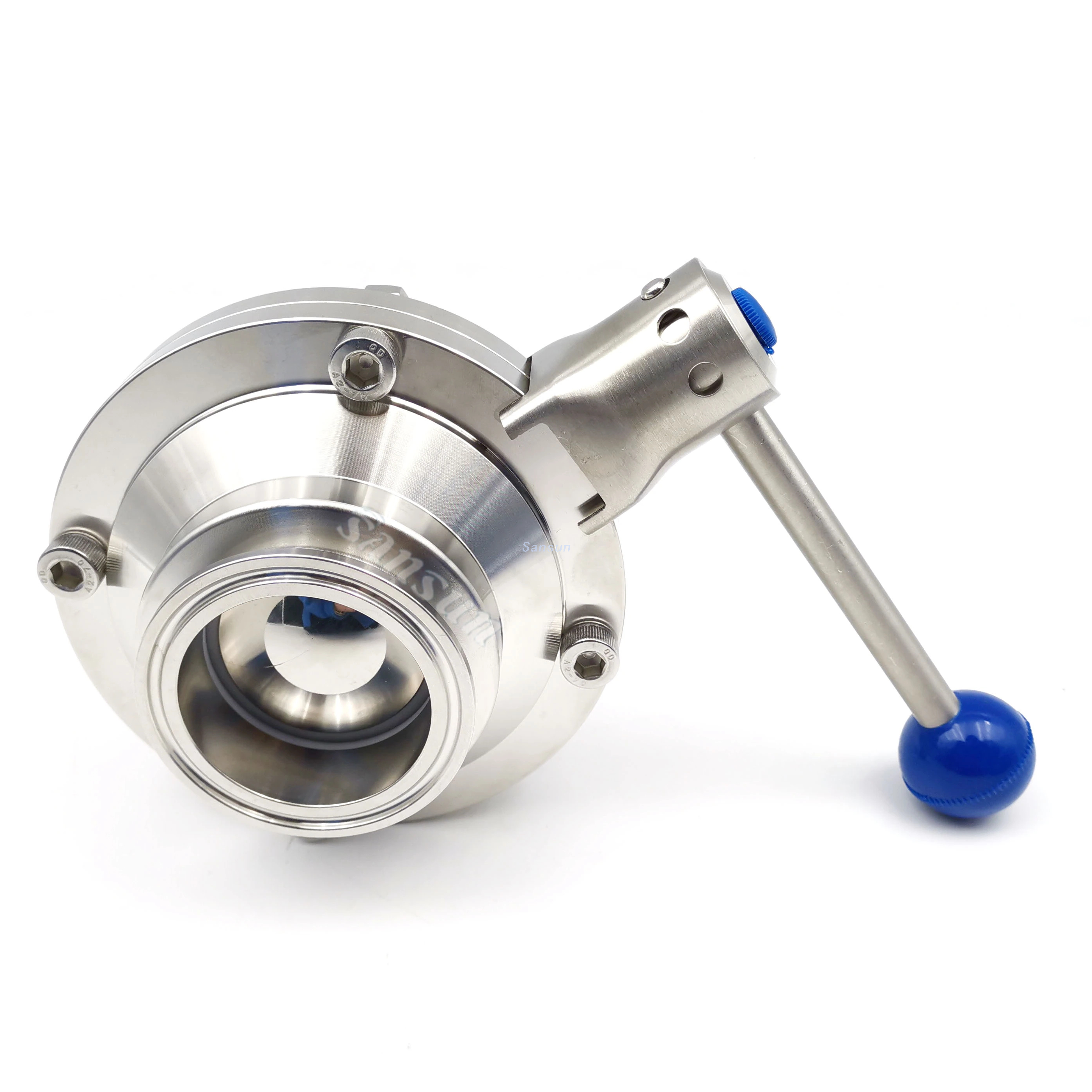 Sanitary tri clamp Butterfly Type Ball Valve from China manufacturer ...