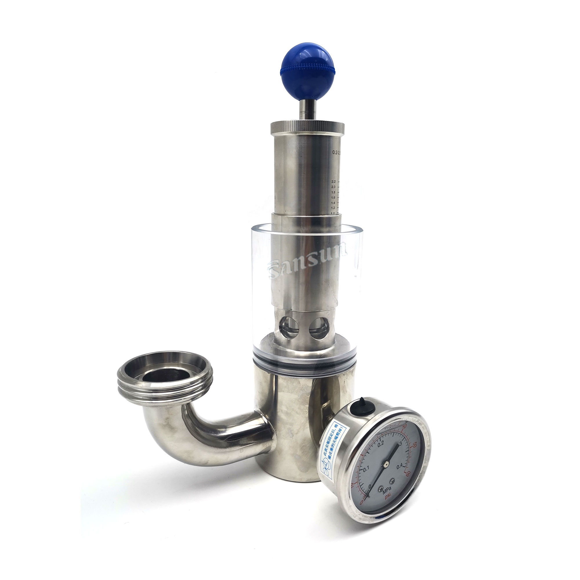 Sanitary Tri Clamp Pressure Air Release Spunding Valve from China ...