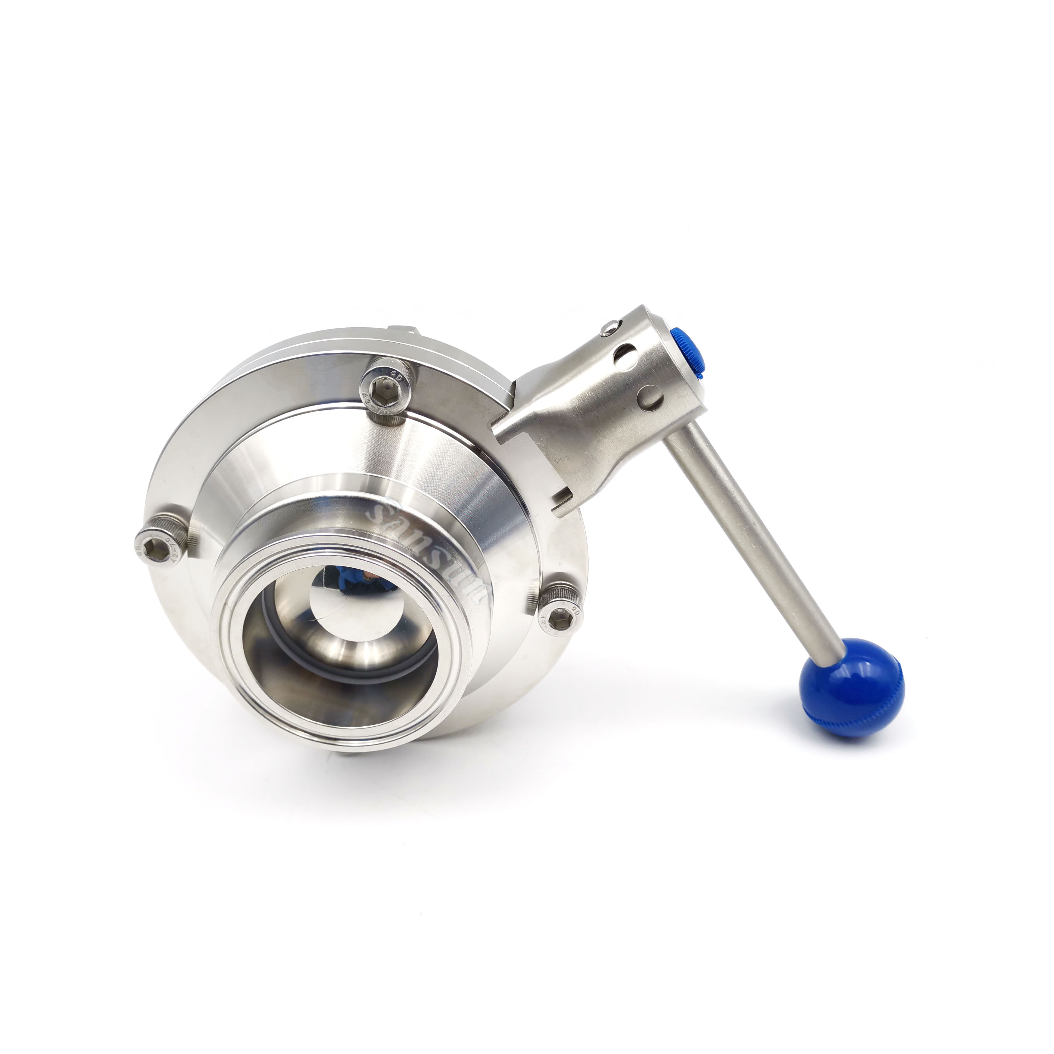 Sanitary tri clamp Butterfly Type Ball Valve from China manufacturer ...