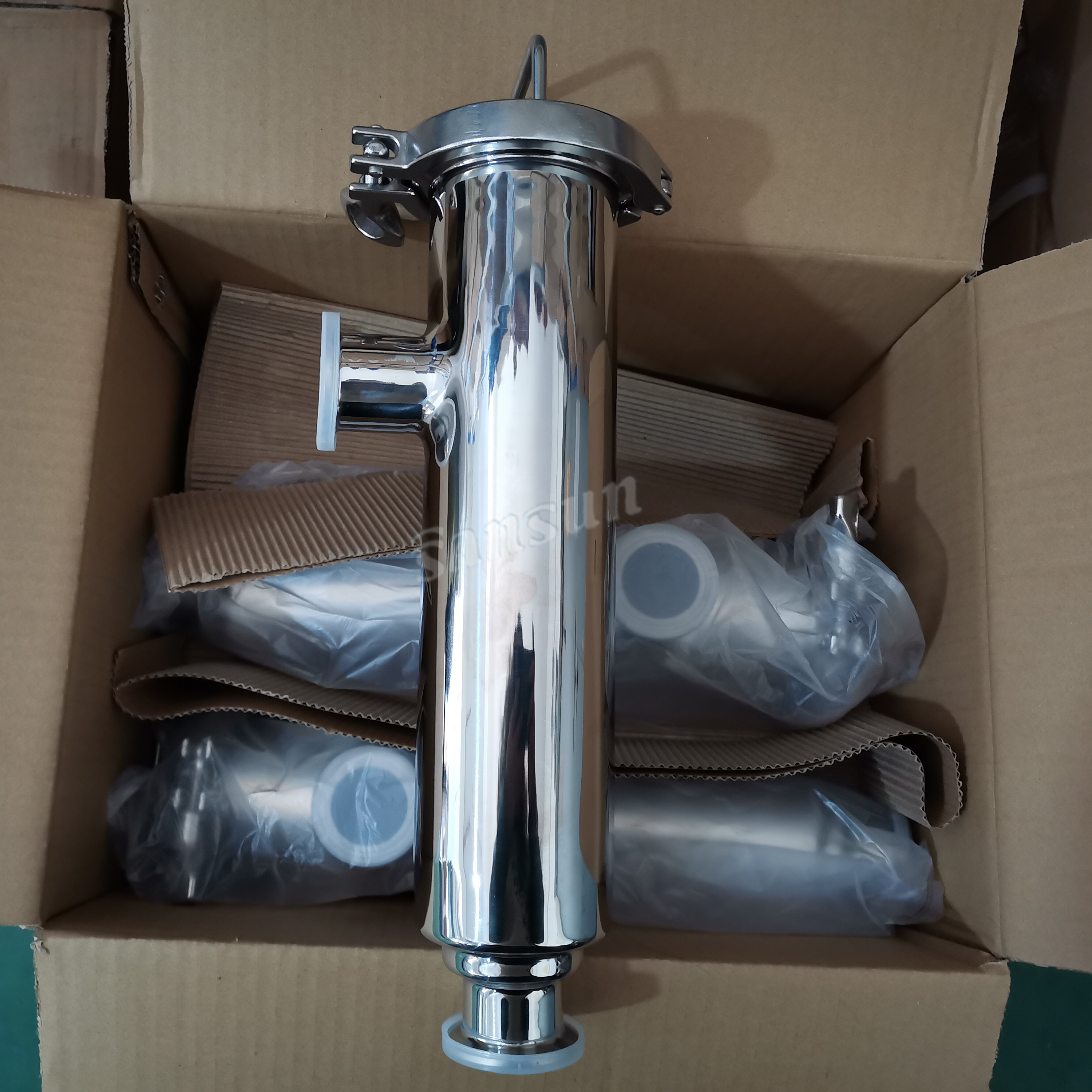 Sanitary Stainless Steel Tri Clamp Angle Type Filter for Milk from ...