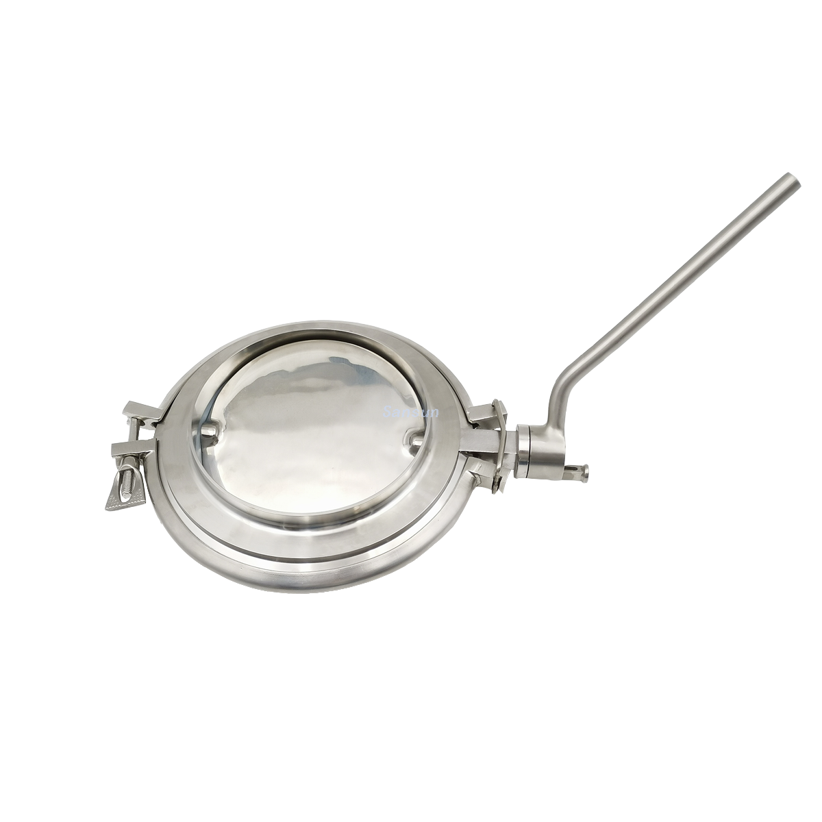 Sanitary Stainless Steel Weld Powder Butterfly Valve from China ...
