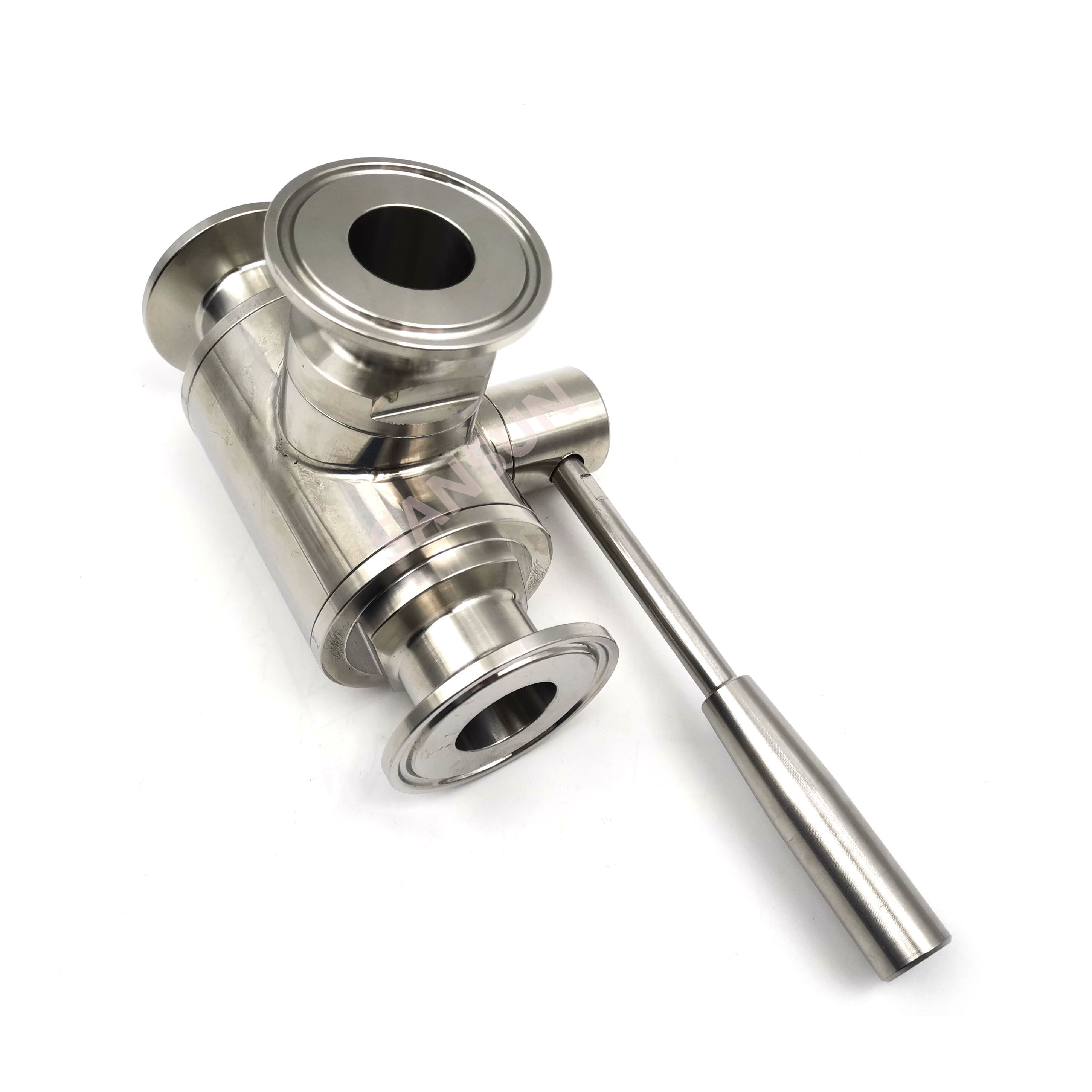 Sanitary 3 Way Tri Clamp Ball Valve best price from China manufacturer ...