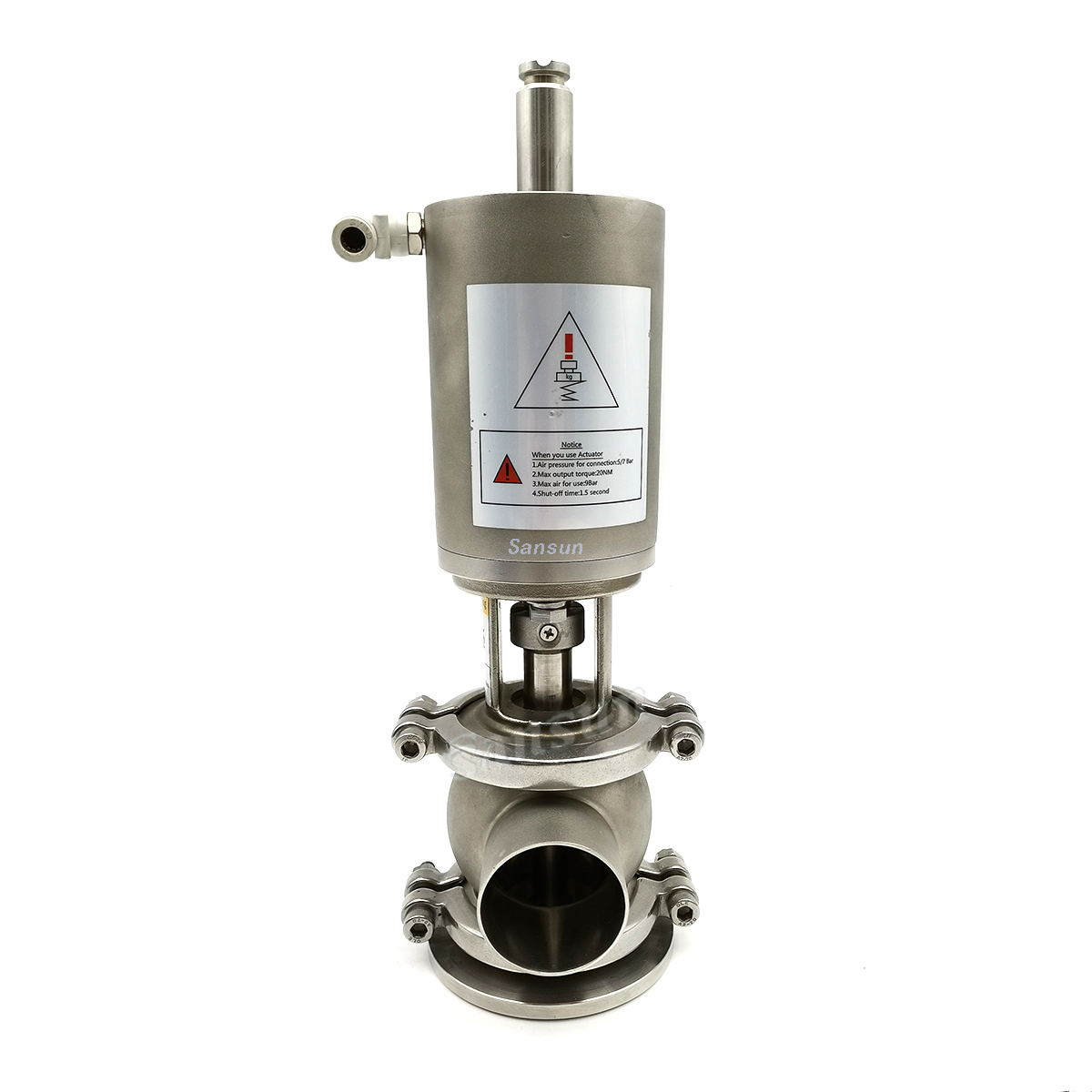 Sanitary Stainless Steel Single Seat Tank Bottom Valve from China ...