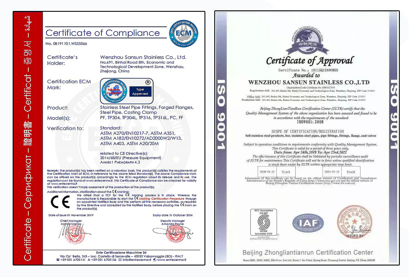 Stainless Steel CF-Plate Nut vacuum fittings from China manufacturer ...